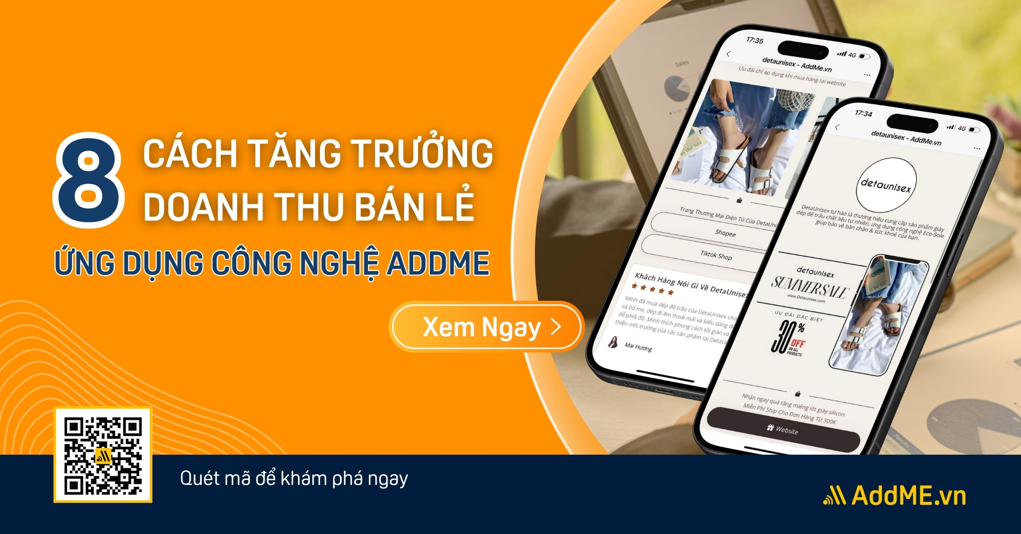 Namecard Thông Minh, QR Code, Rút gọn link by AddME.vn